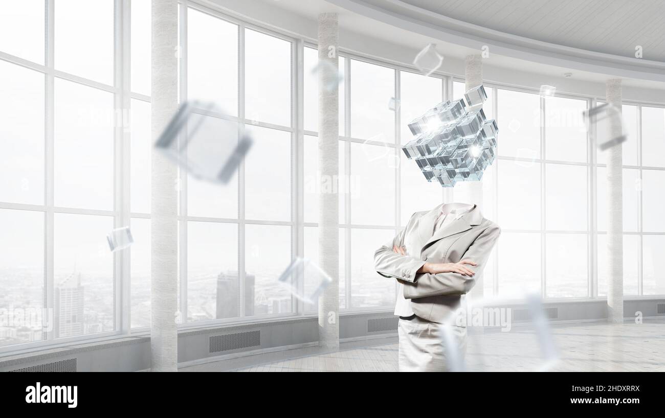 blocks, humans, merging, block, human Stock Photo - Alamy