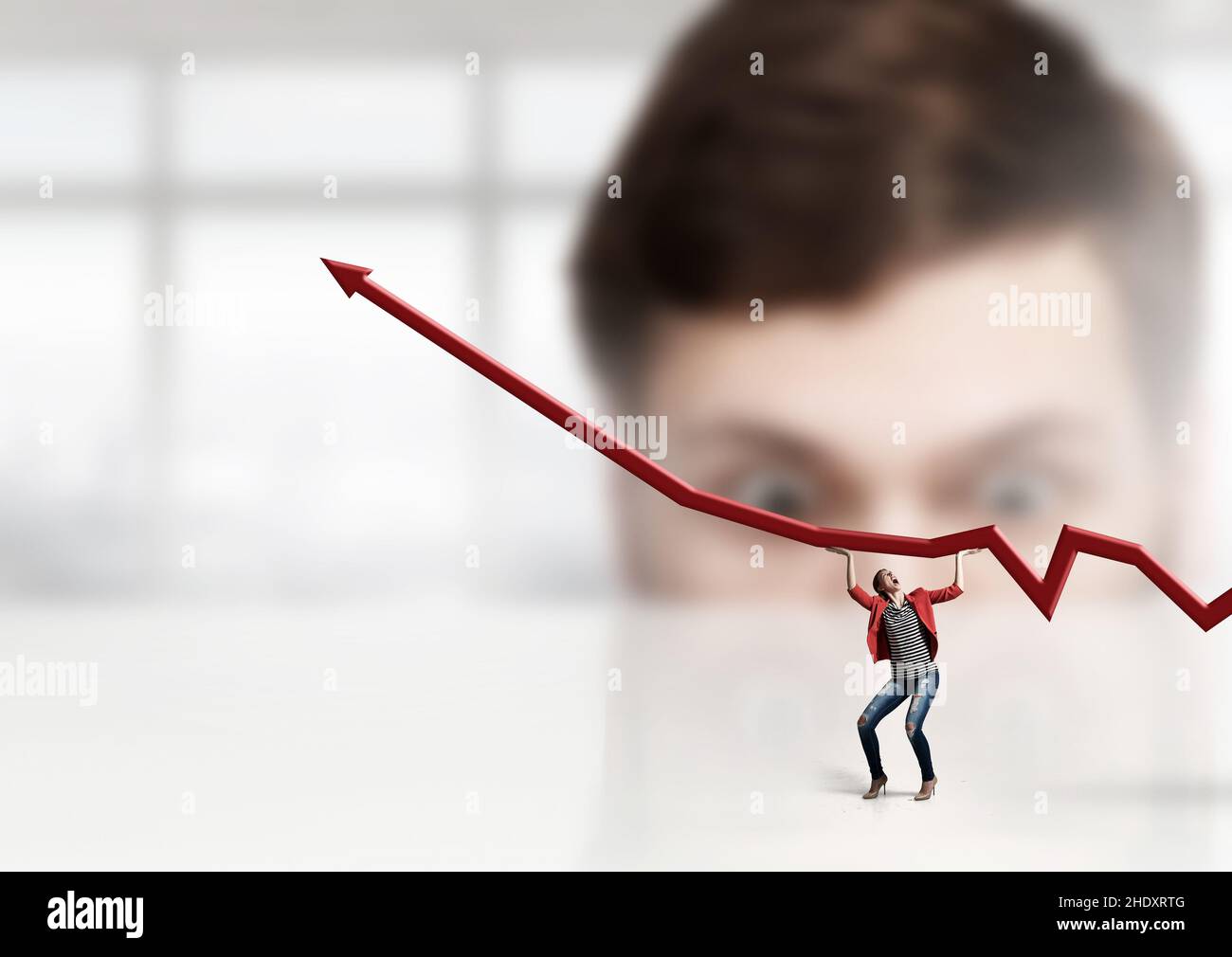 arrow, upswing, perseverance, growth curve, arrows, perseverances Stock ...