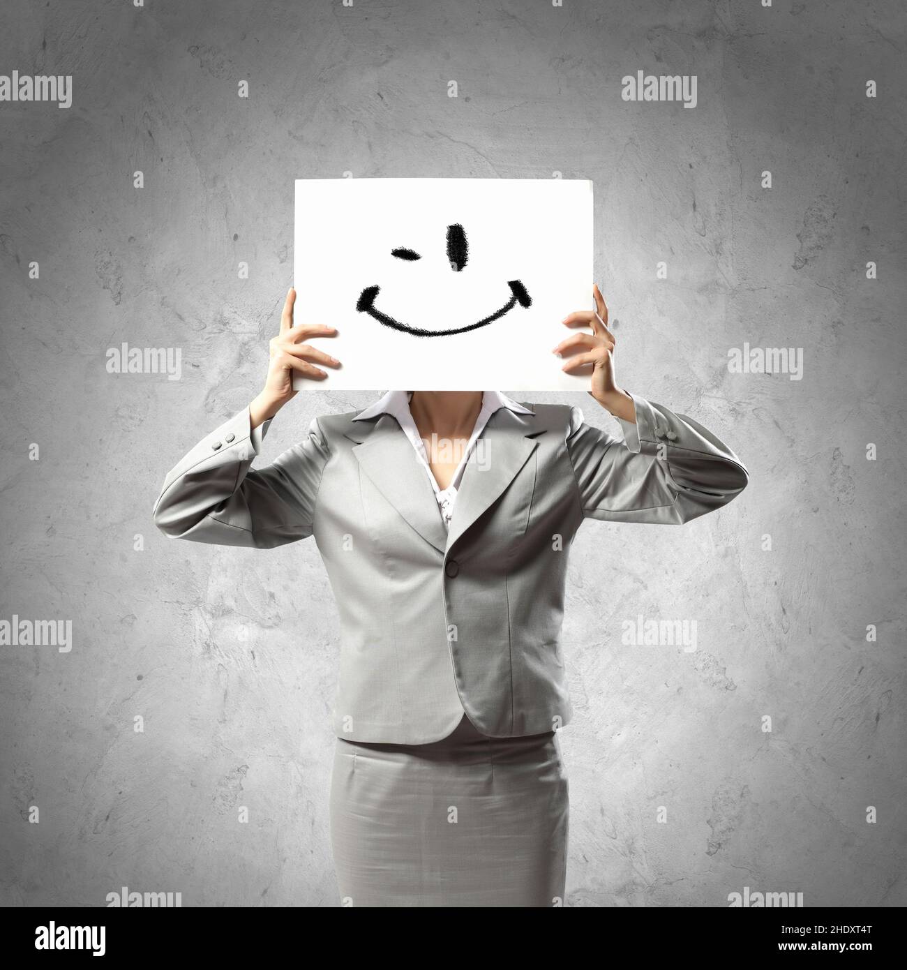 hiding, winking, cheerful, smiley, hide, cheerfuls, smiley faces Stock ...