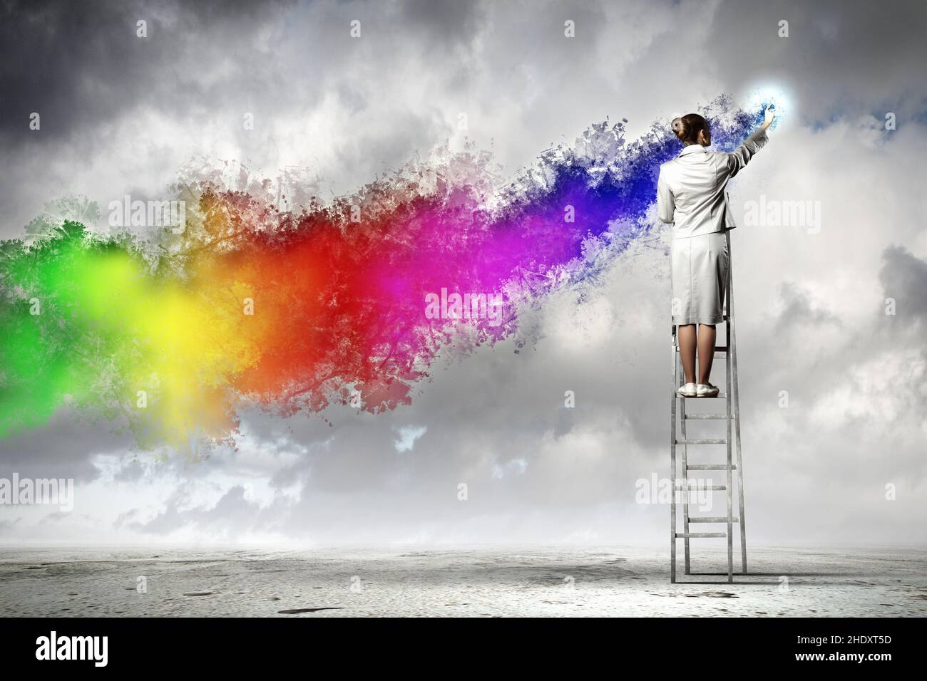 rainbow colors, creativity, optimism, positive, rainbow colours ...