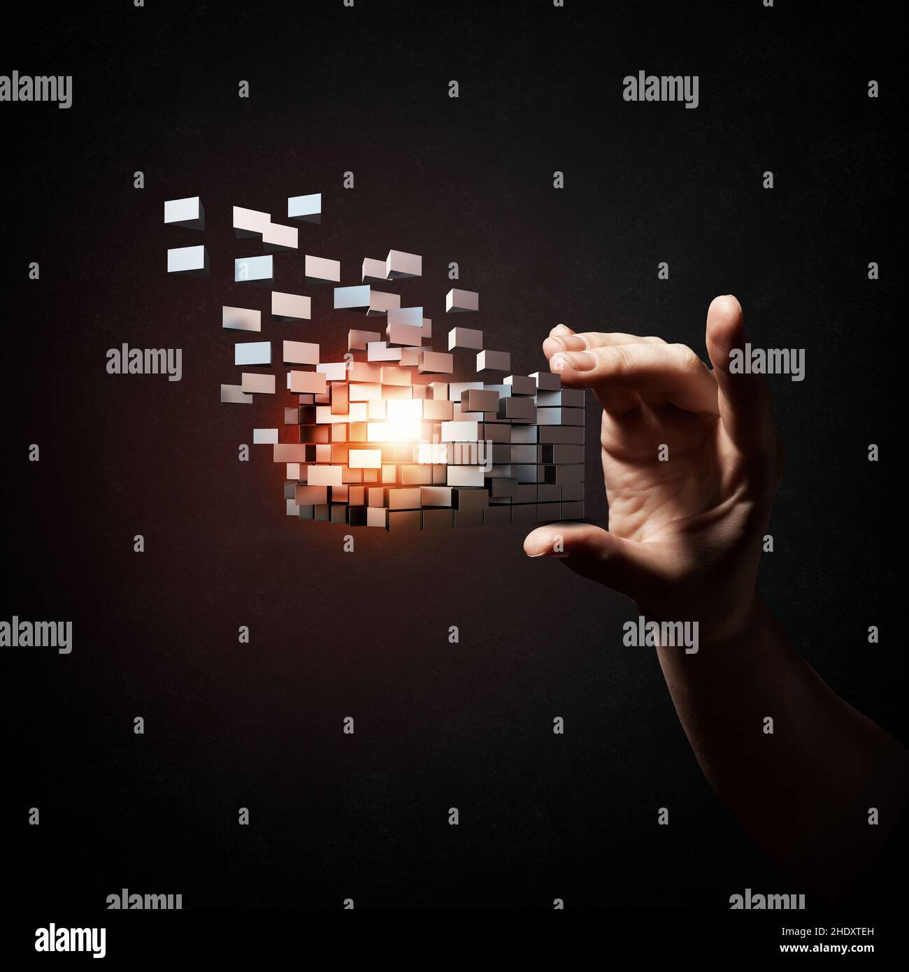 Merging shapes hi-res stock photography and images - Alamy
