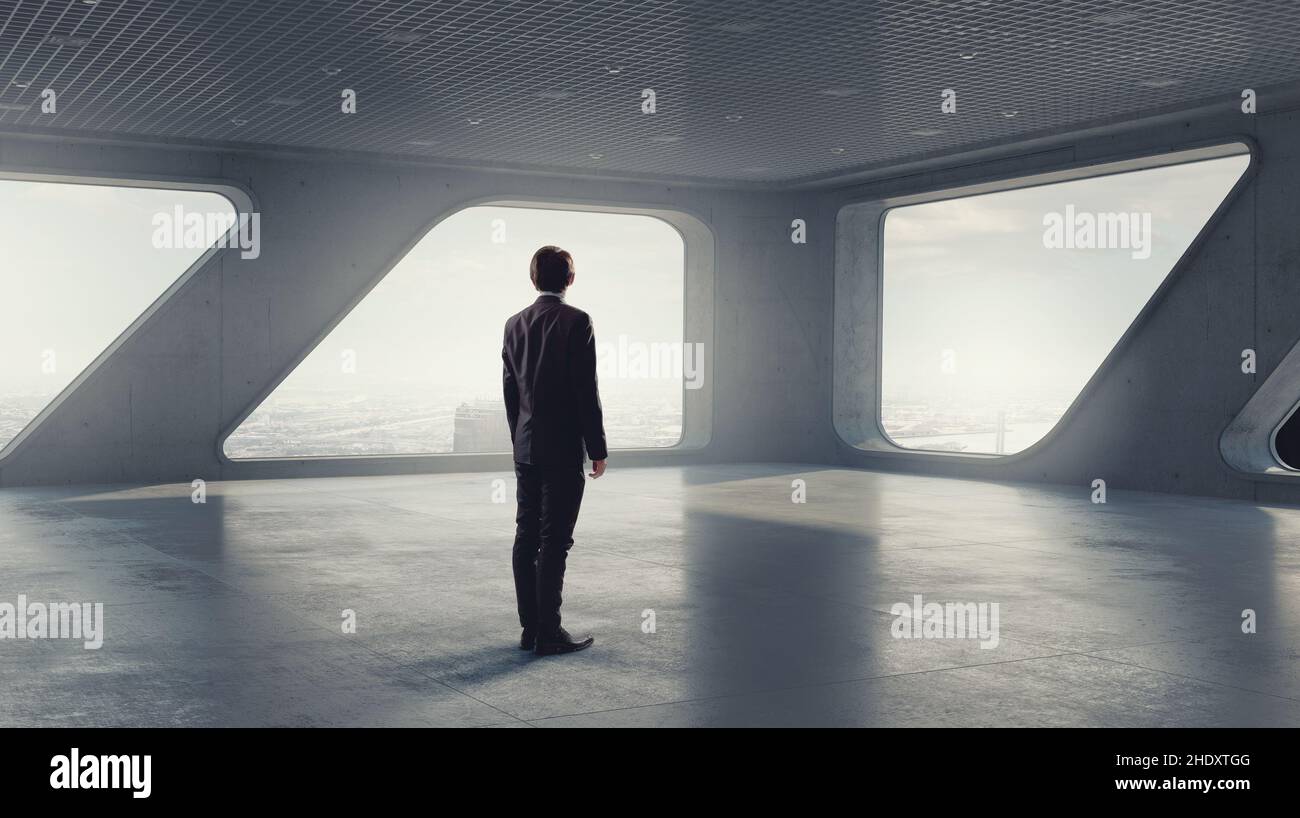 Empty office 1 person hi-res stock photography and images - Alamy