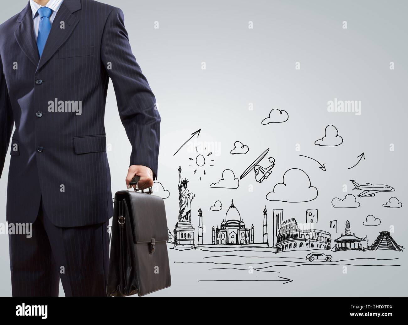 Traveling salesman with briefcase hi-res stock photography and images ...