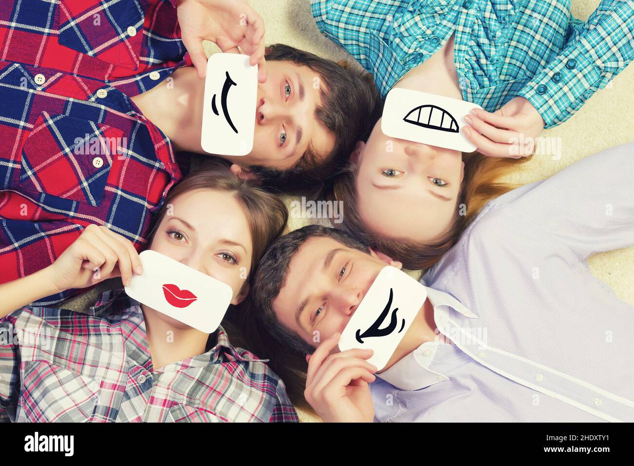 smiley, friends, positive, smiley faces, friend, positives Stock Photo ...