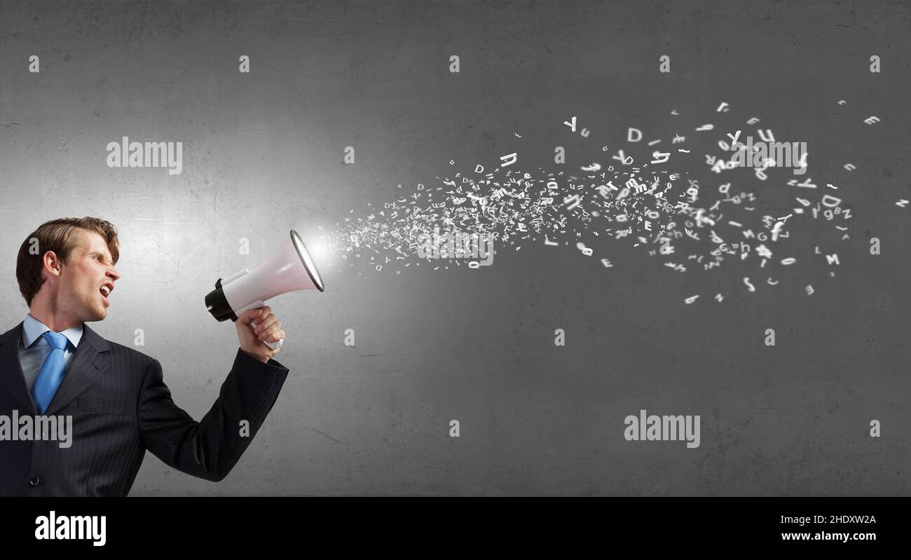 aggressive, advertising, information, aggressives, informations Stock ...