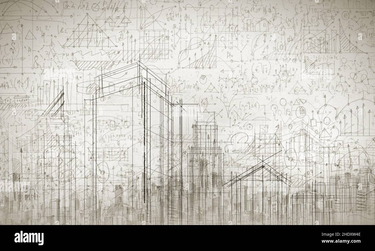 sketch, blueprint, technical drawing, sketchs, blueprints Stock Photo ...