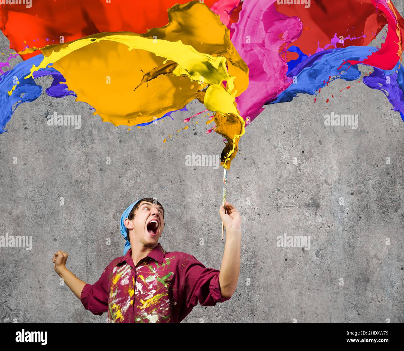 Male 20 enthusiastic hi-res stock photography and images - Alamy