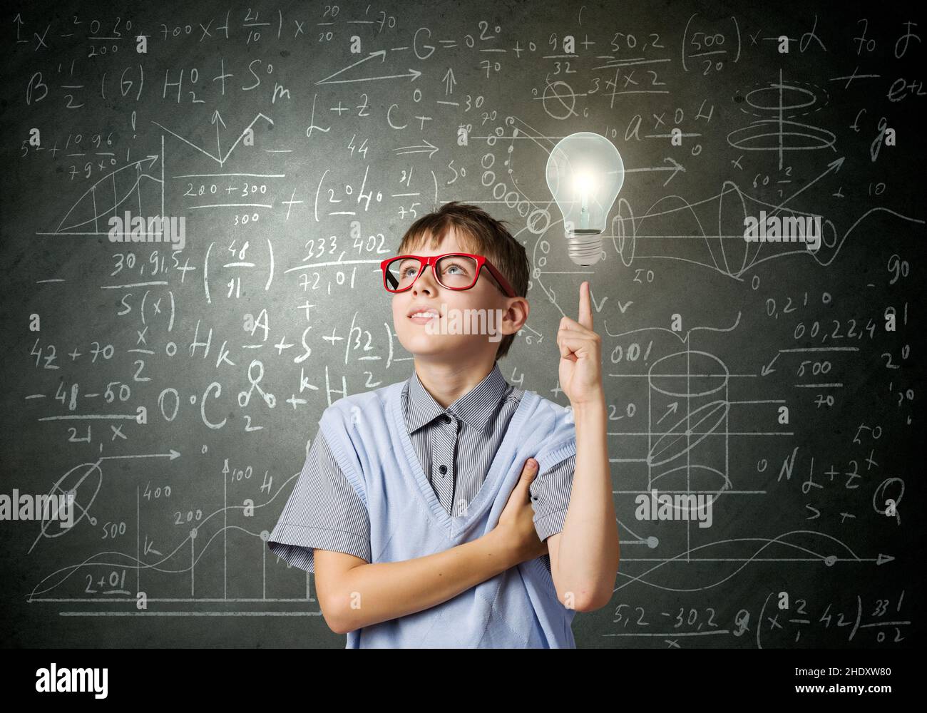 ideas, child prodigy, nerd, clever, brainstorming, idea, child ...