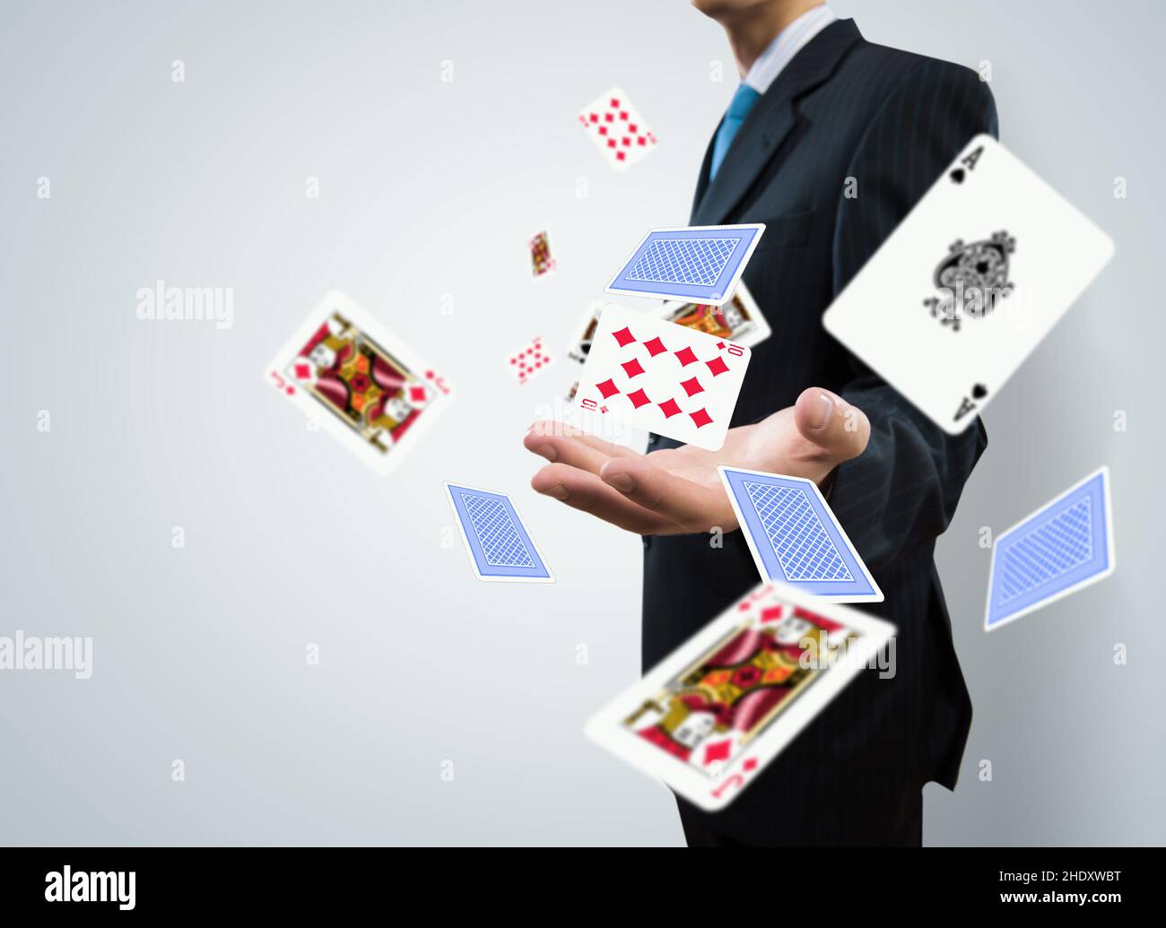The cards players hi-res stock photography and images - Alamy