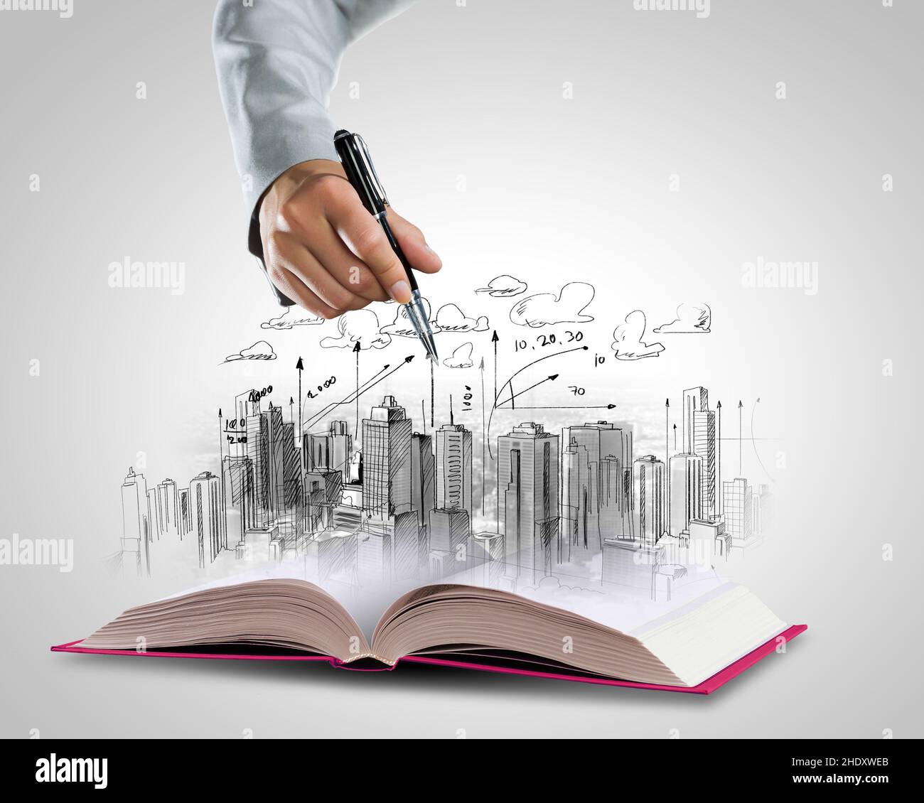 skyscraper, draft, city development, architect, skyscrapers, drafts ...