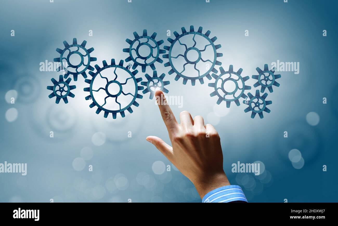 teamwork, mechanism, linking, teamworks, mechanisms Stock Photo - Alamy