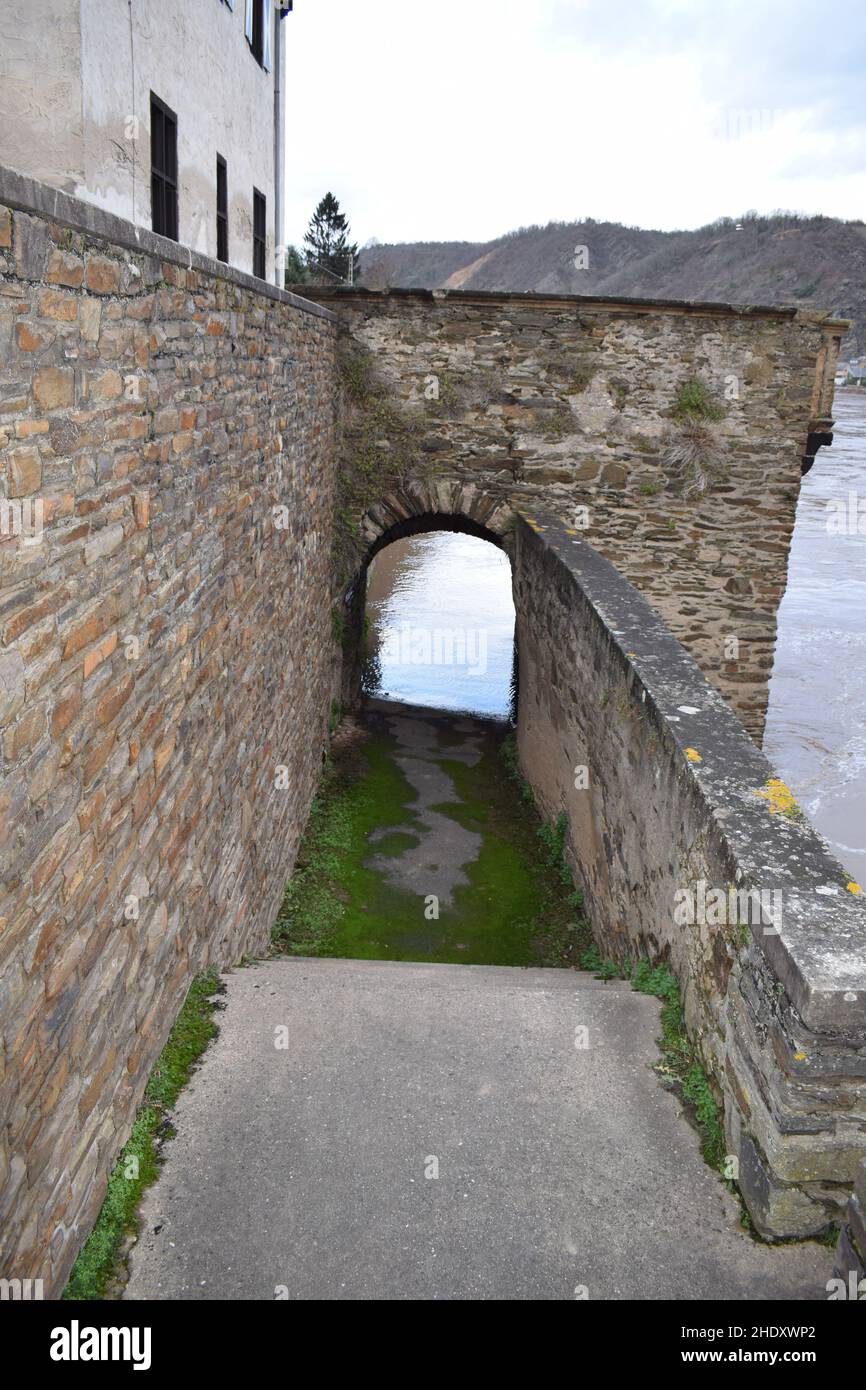Mosel flood on January 5th 2022 Stock Photo - Alamy