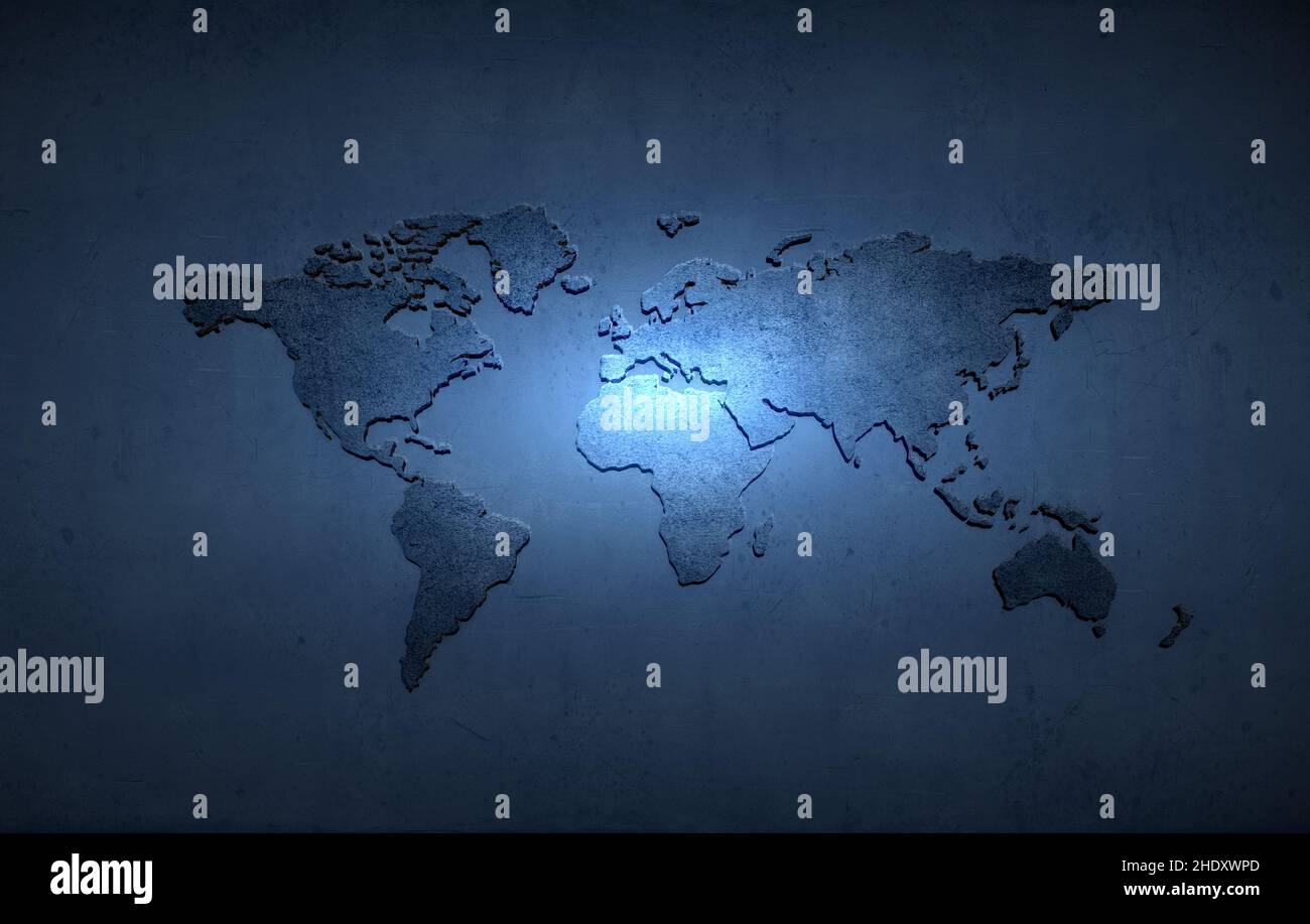 world map, world maps Stock Photo - Alamy