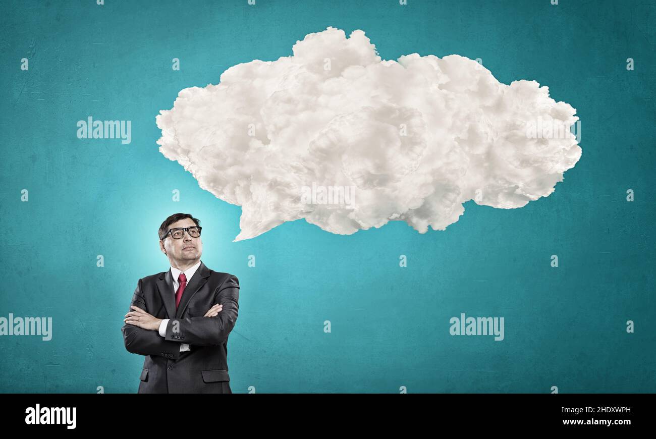 copy space, businessman, speech bubble, copyspace, boss, businessmen, executive, executives ...