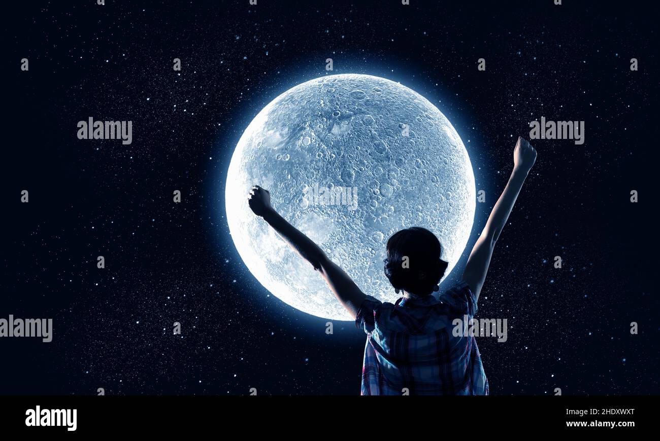 girl, full moon, moonlight, insomnia, girls, full moons, moonlights ...