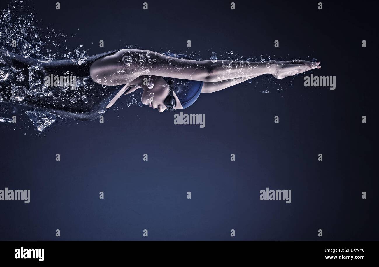 Swimmer swim woman hi-res stock photography and images - Alamy