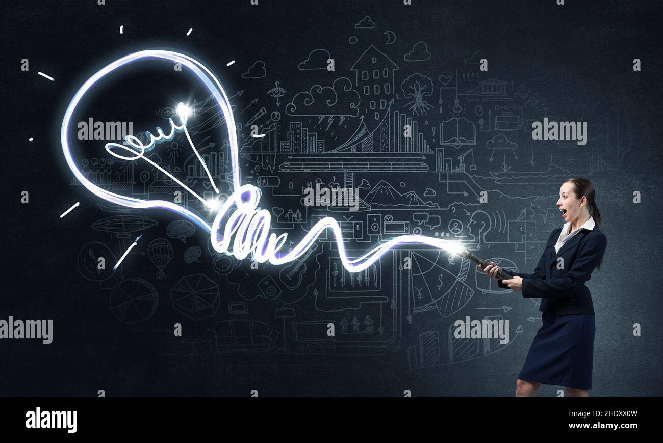 enthusiastic, ideas, idea, enthused, enthusiastics, brainstorming Stock ...