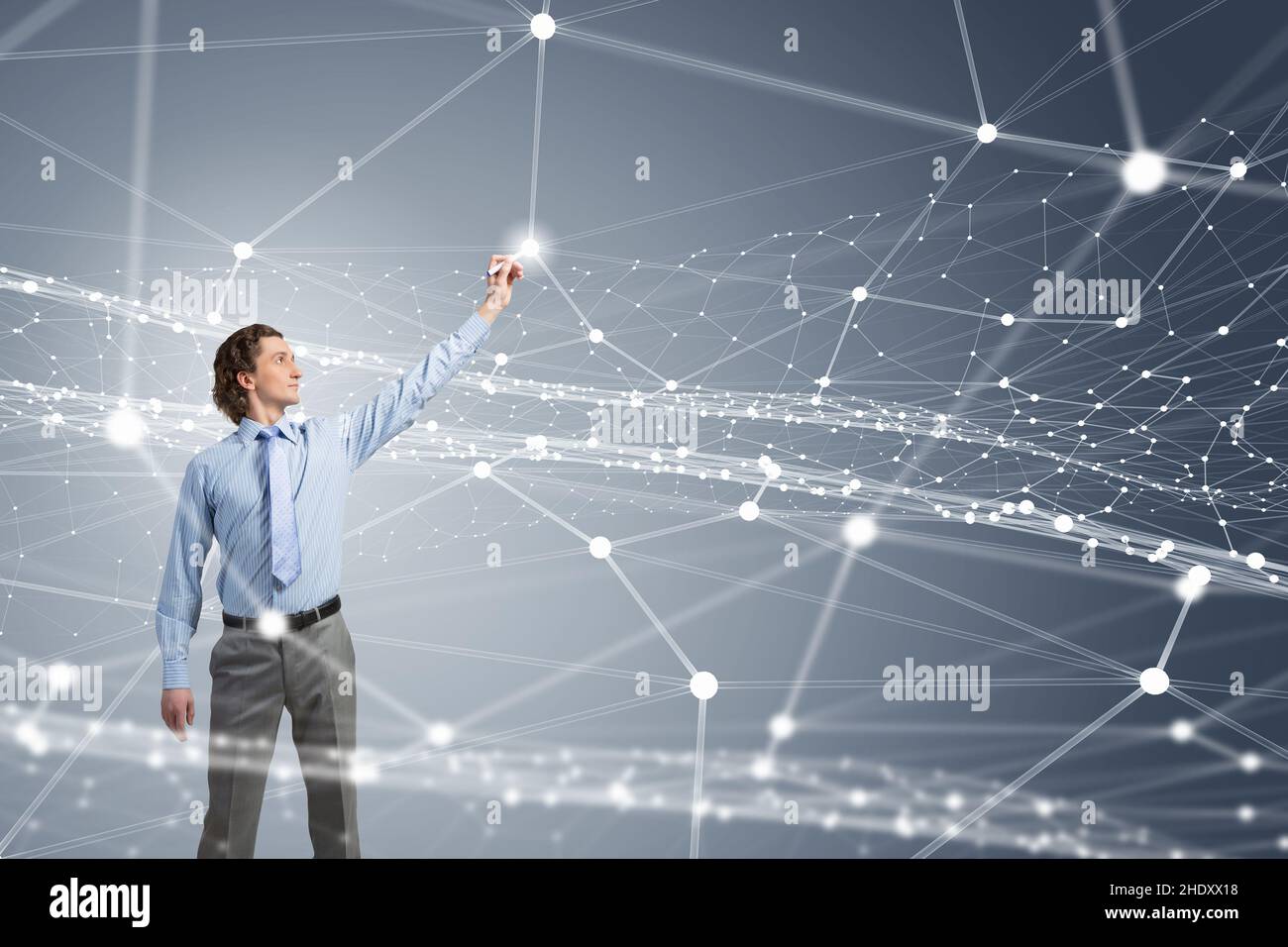Networked symbols hi-res stock photography and images - Alamy