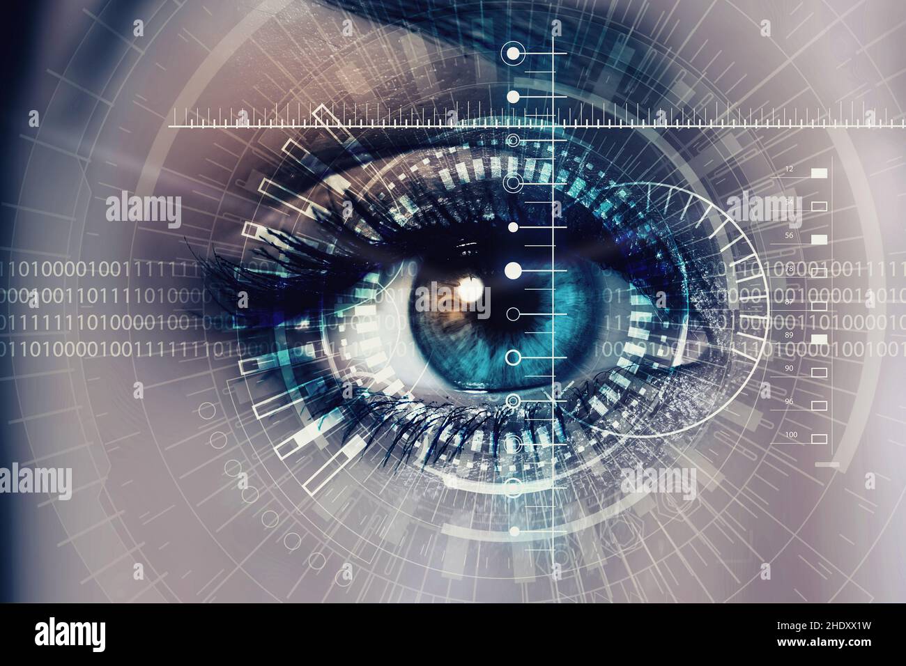 Eye Iris Password Identification Scanners Eyes Passwords