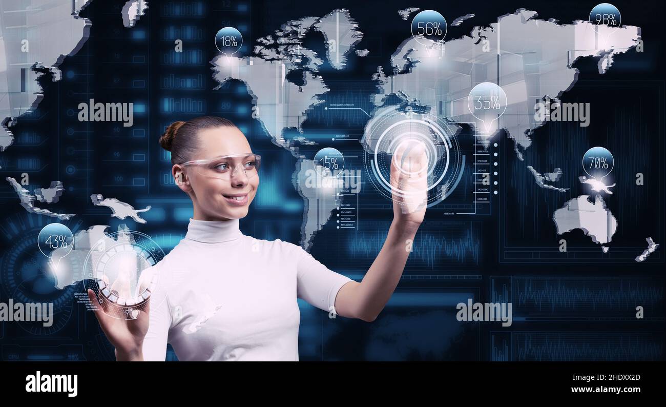 world map, cyberspace, user, loading, world maps, cyberspaces Stock ...