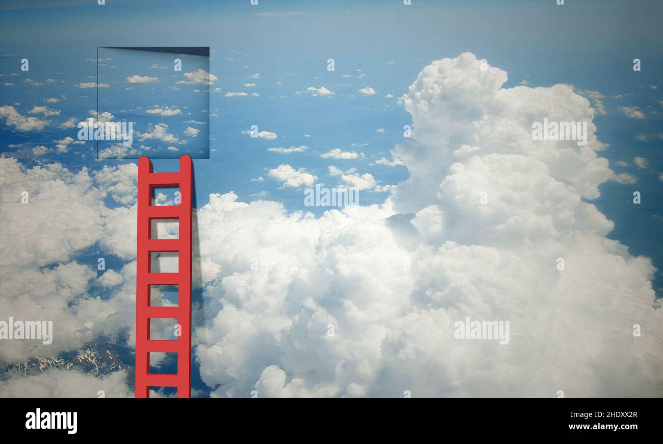 freedom, ladder, hole, freedoms, ladders, holes Stock Photo - Alamy
