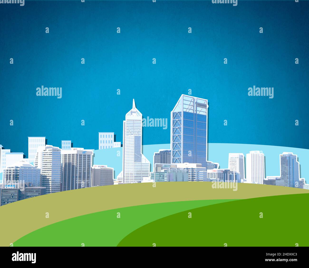 city, skyline, office building, skyscraper, cities, cityscape ...