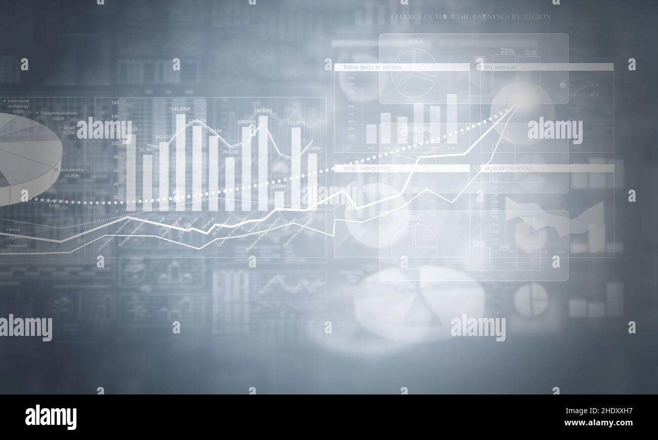 growth, development, evaluation, pie chart, growths, rise, developments ...