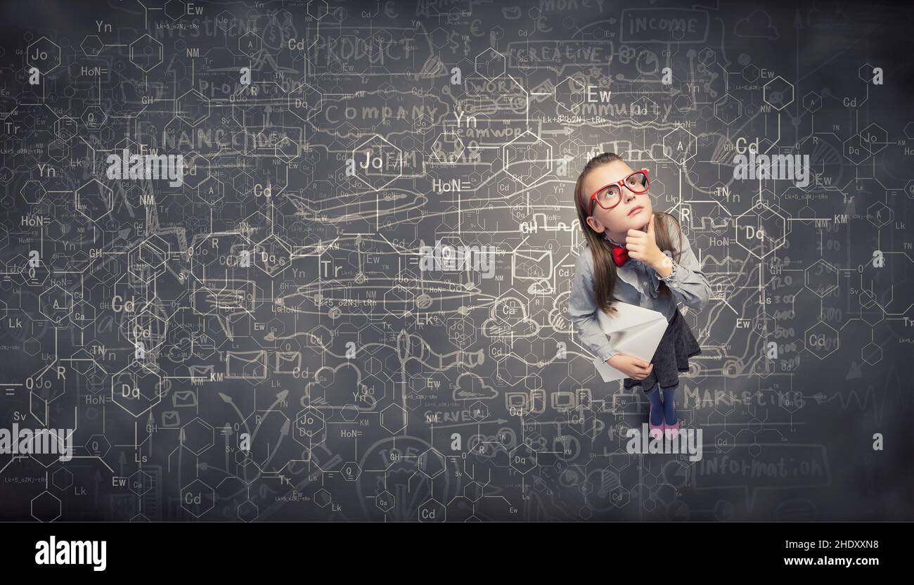 schoolgirl, genie, gifted, intelligent, girl, girls, school children ...