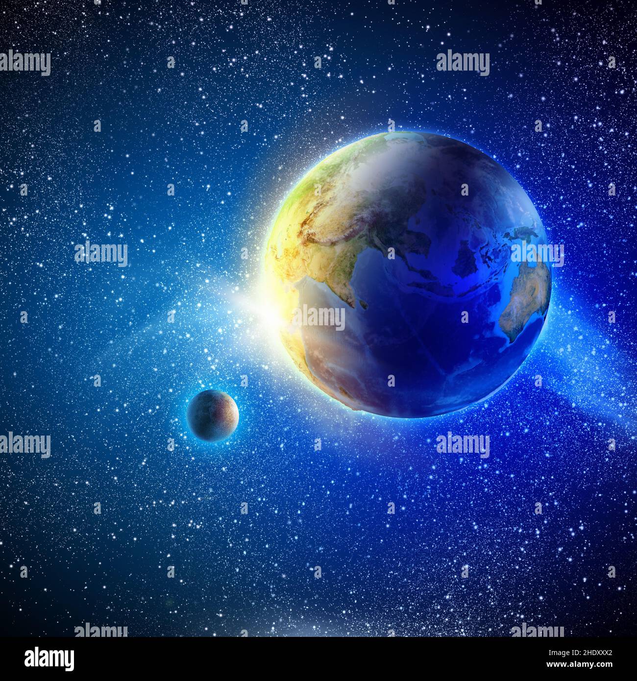 earth, moon, astronomy, earths, moons, astronomies Stock Photo - Alamy