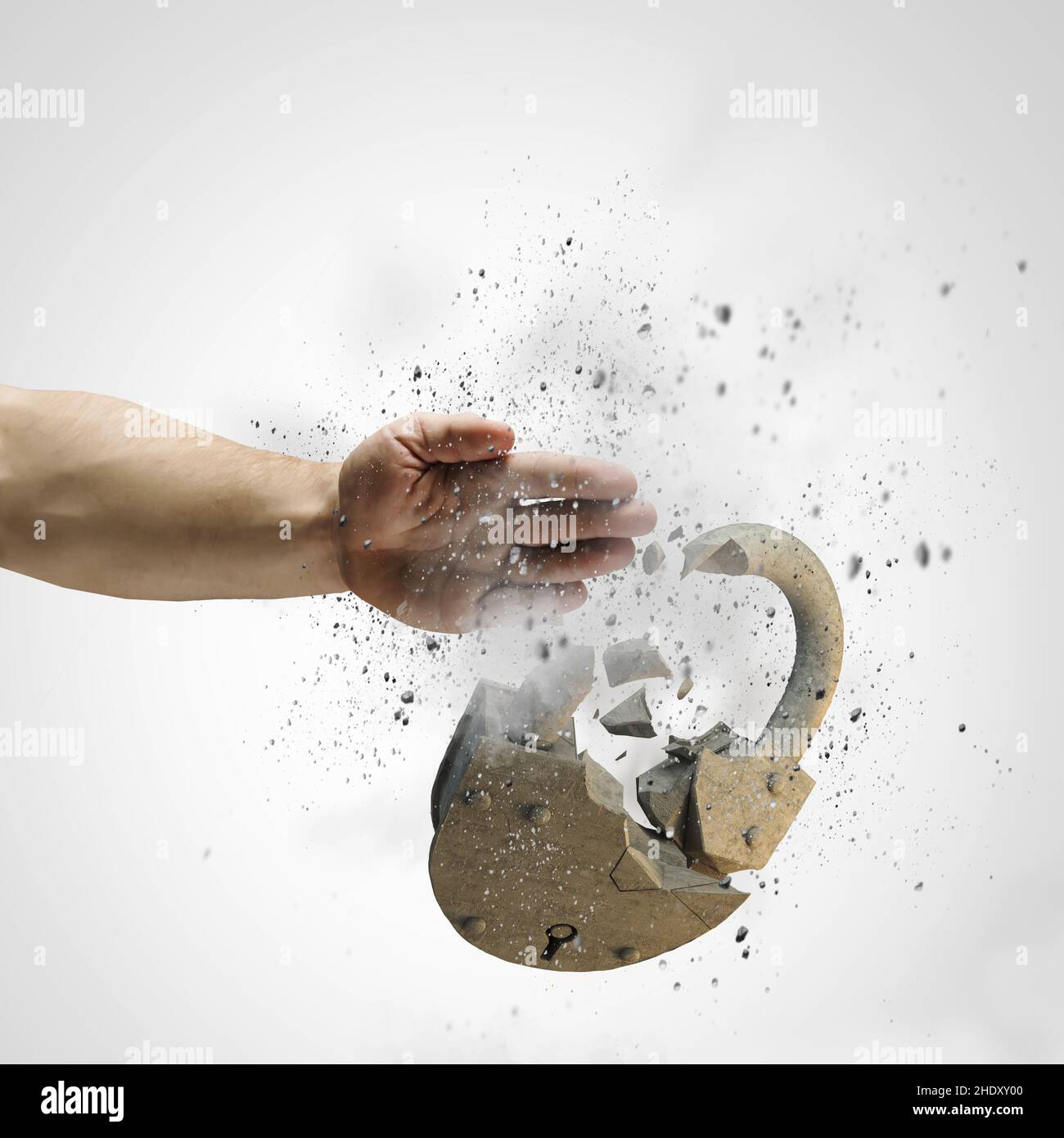 lock, padlock, smash, locks, padlocks, smashs Stock Photo - Alamy