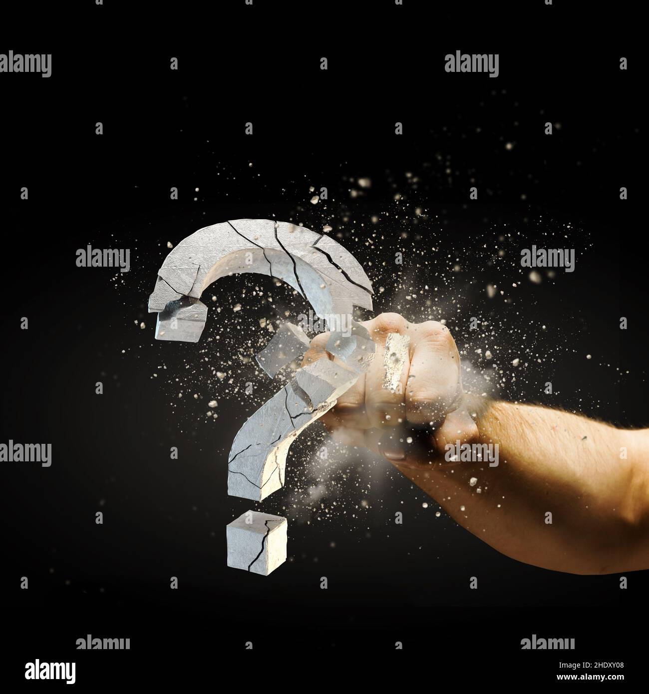 Question mark on neutral background hi-res stock photography and images ...