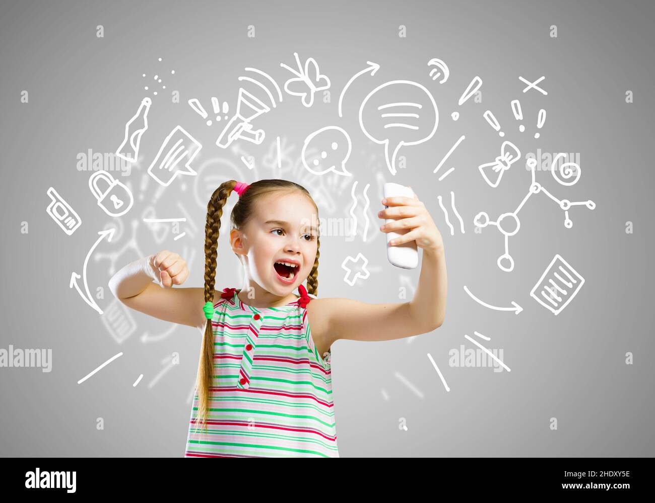 girl, mobile communication, angry, shouting, mobile, girls, mobile ...