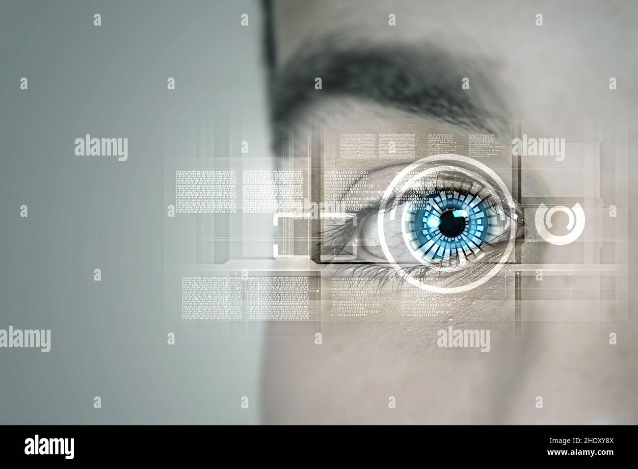 eye, digital, information, cyberspace, Iris-scanner, eyes, digitals ...