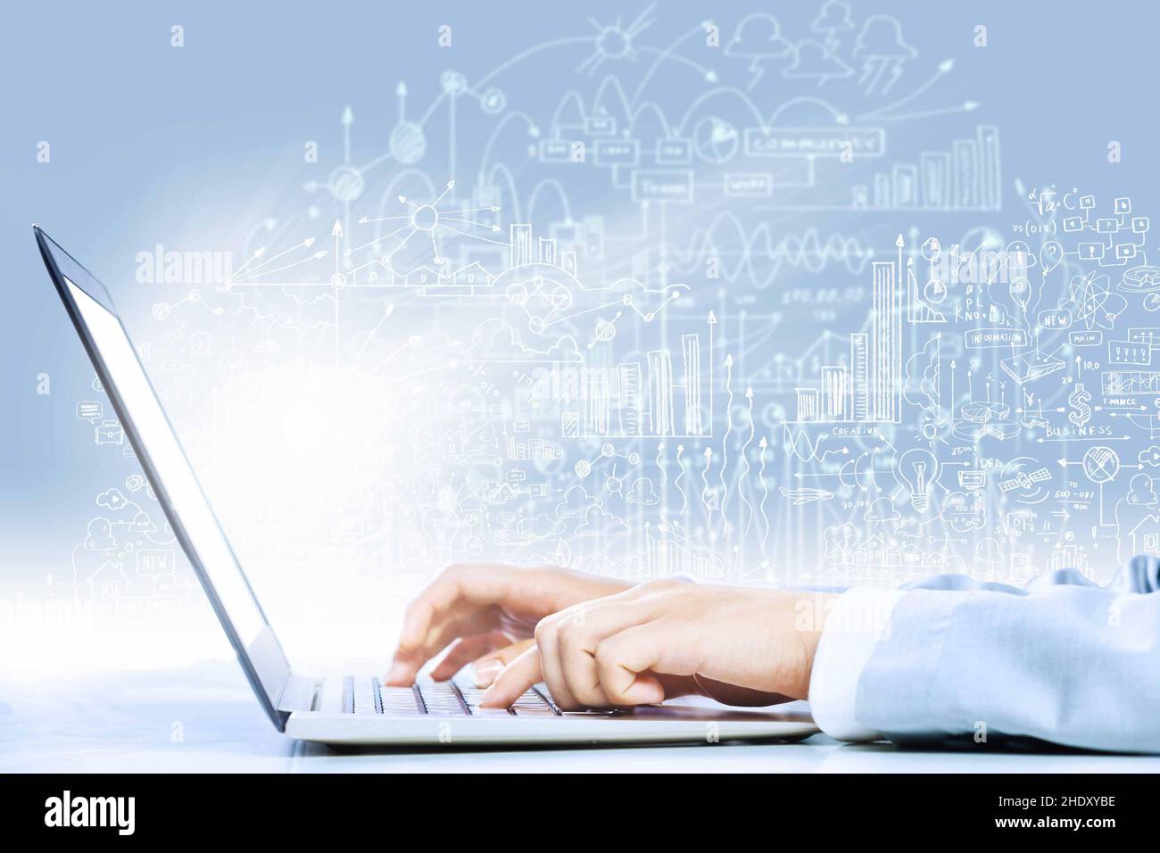 typing, laptop, businessplan, stenographer, computer, computers ...