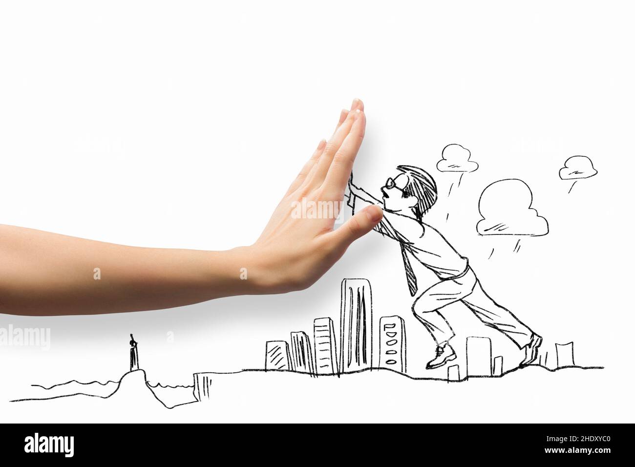 businessman, defense, resistance, stop, pushing, boss, businessmen ...