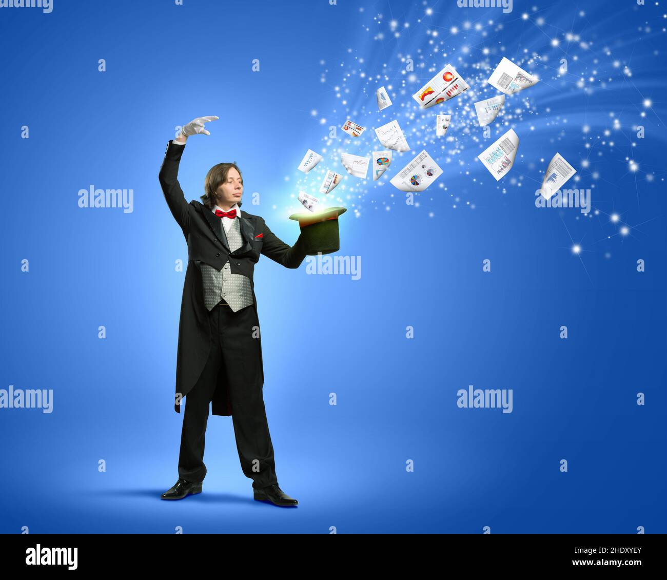 Magic trick diagram hi-res stock photography and images - Alamy