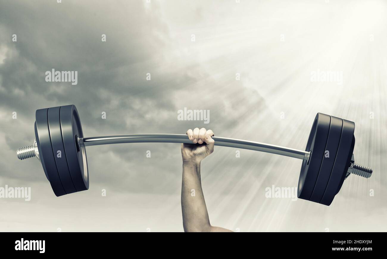 strength, success, muscular, strengths, musculars Stock Photo - Alamy