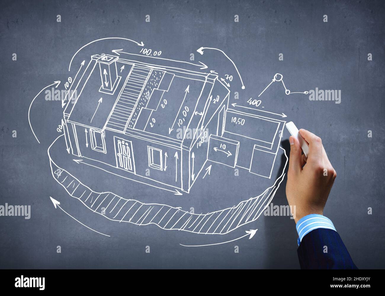 house, draft, blueprint, houses, drafts, blueprints Stock Photo - Alamy