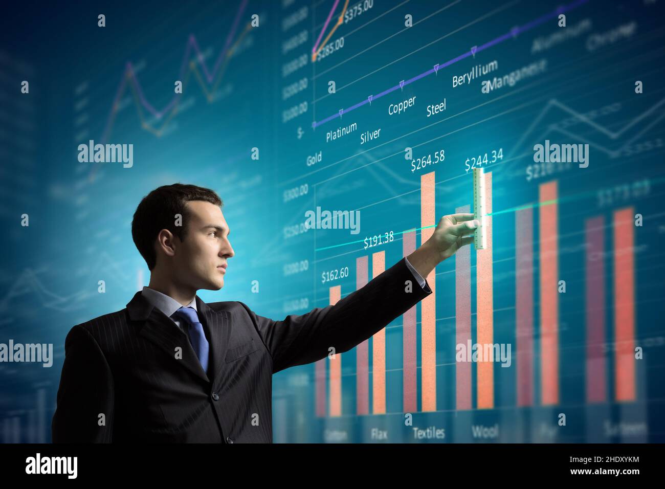 display, data analysis, displays Stock Photo - Alamy