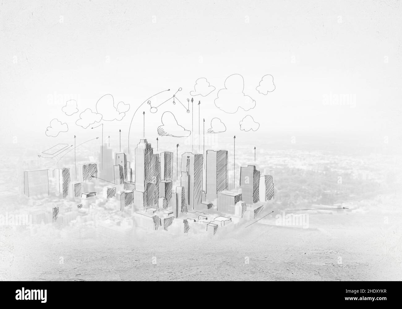office building, skyscraper, draft, office buildings, service building ...