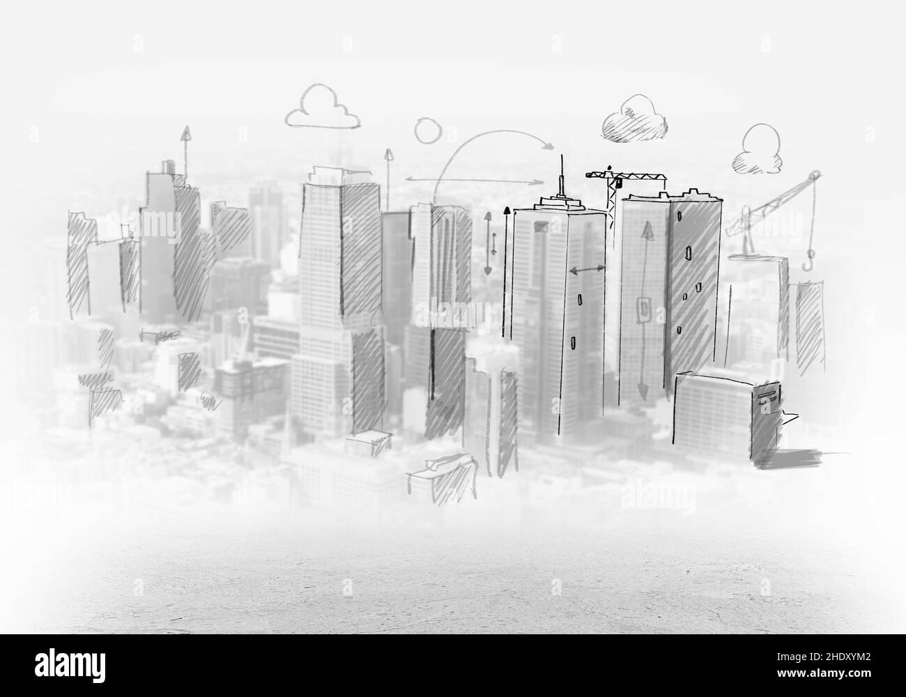 office building, skyscraper, office block, office buildings, service ...