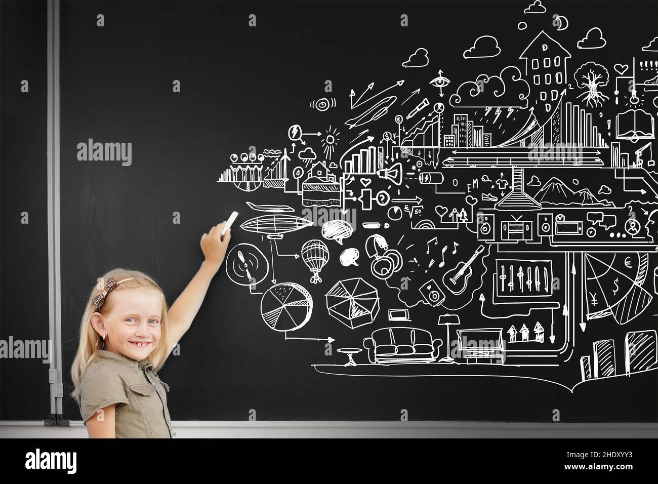 girl, ideas, idea, child prodigy, girls, brainstorming, child prodigies ...