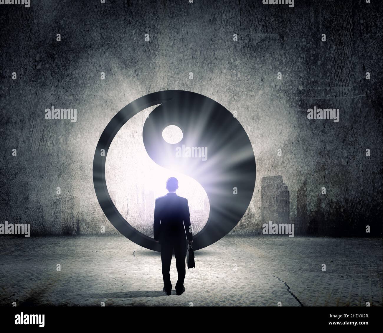 businessman, enlightenment, yin yang, boss, businessmen, executive ...