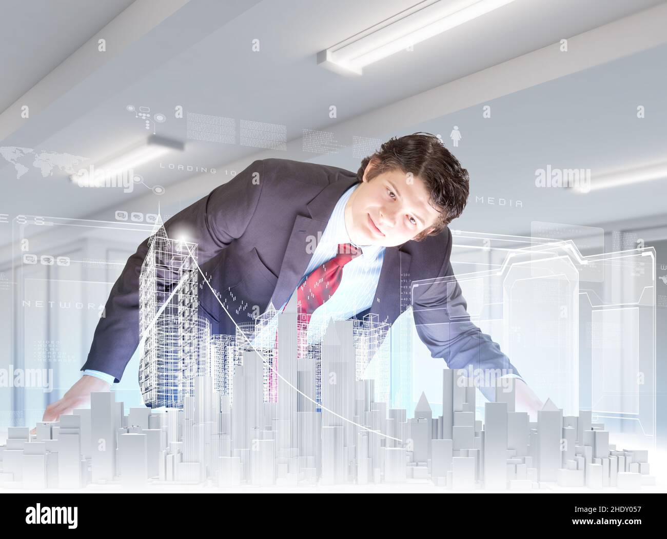 architect, draft, office block, architects, drafts, office blocks Stock ...