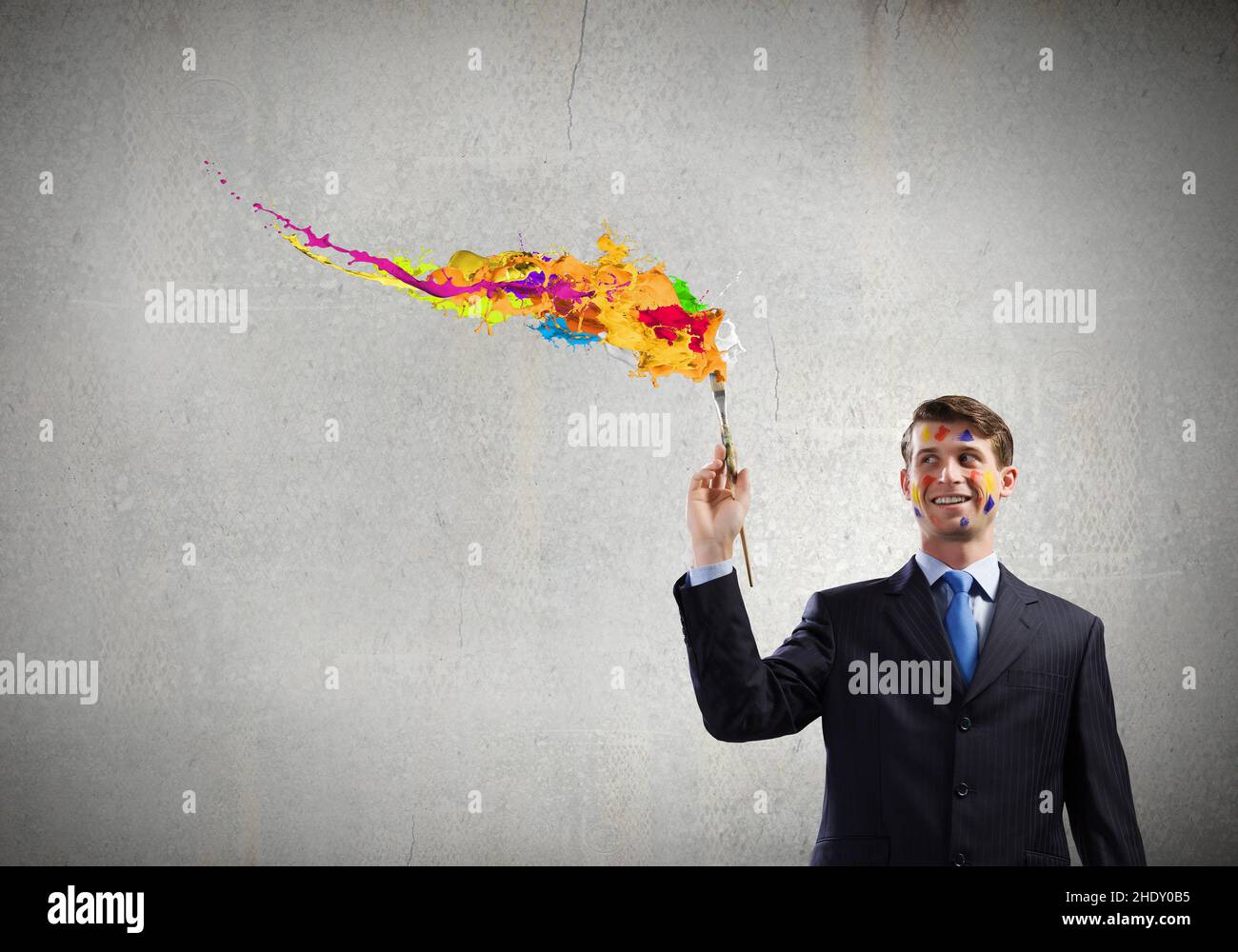 businessman, ideas, splash, creativity, create, boss, businessmen ...