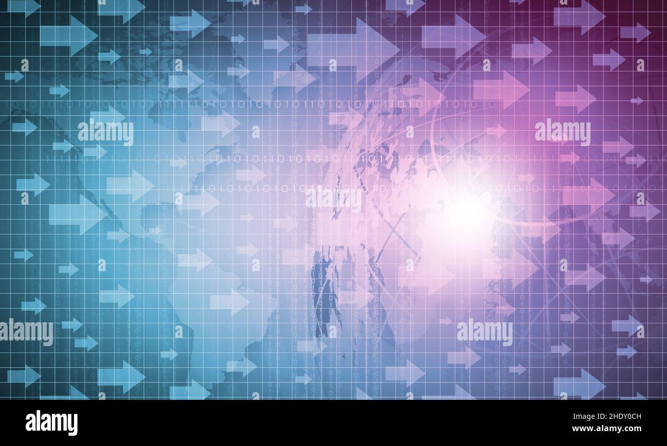 Direction progress arrow virtual hi-res stock photography and images ...