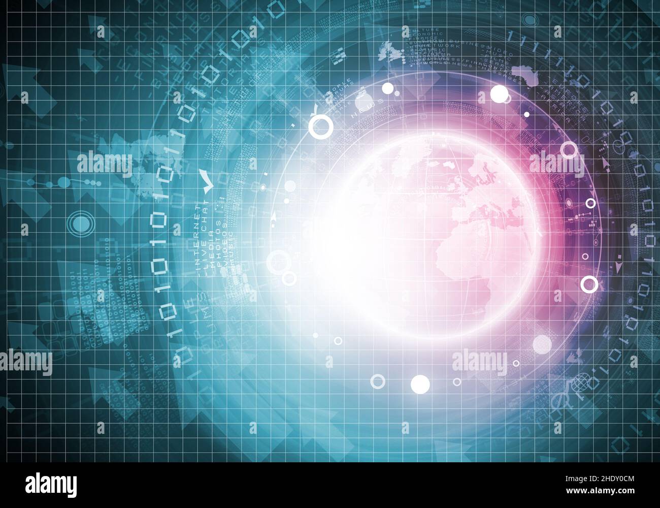Connection numbers technologies hi-res stock photography and images - Alamy