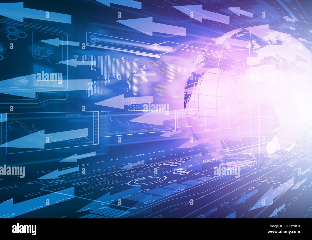 direction, progress, arrow, virtual, directions, progression, arrows ...