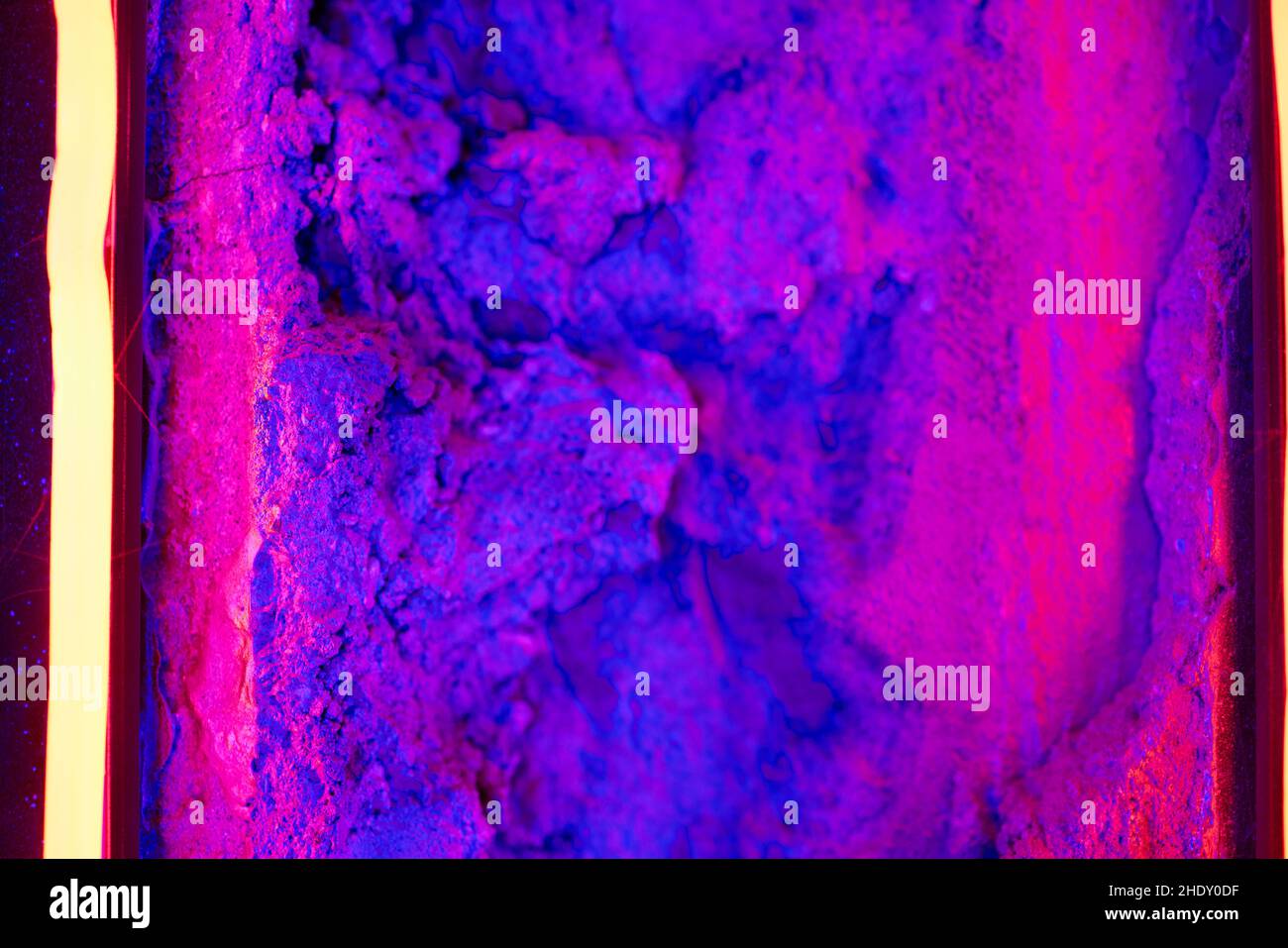 Abstact red neon sign with a blue neon tube Stock Photo - Alamy