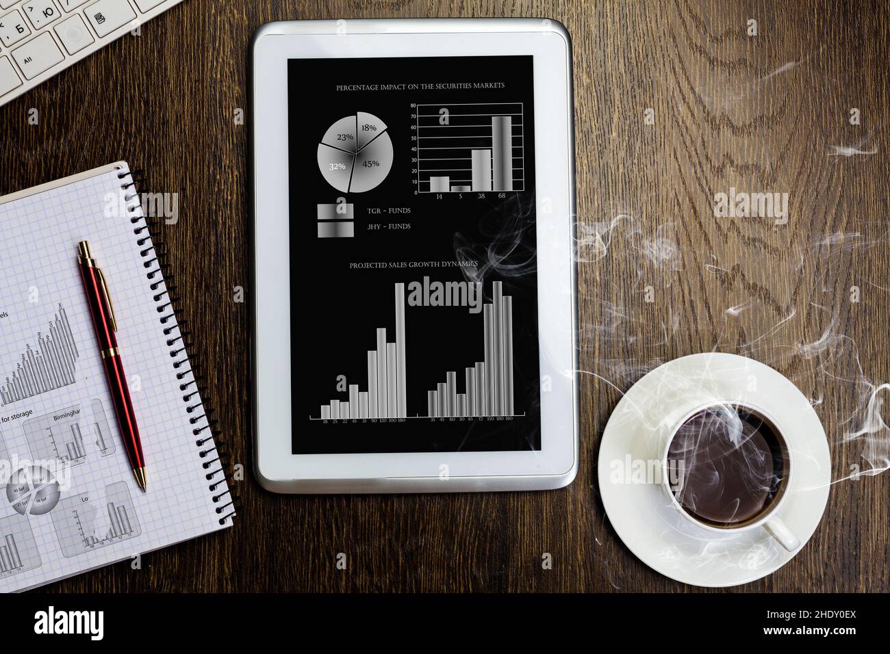 statistics, desk, workplace, diagram, desks, workplaces, workstation ...